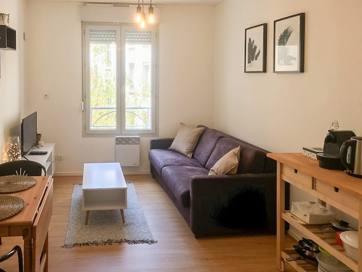 Studio Calme Et Lumineux- Proche Centre Ville Lyon - ibis Styles Lyon Centre Confluence
