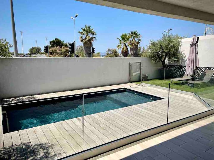 T3 Front De Mer/plages Contemporain Avec Piscine - Marseille