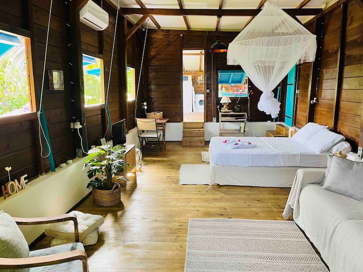 Bungalow Avec Vue Dans Lieu Calme - Le Morne Rouge