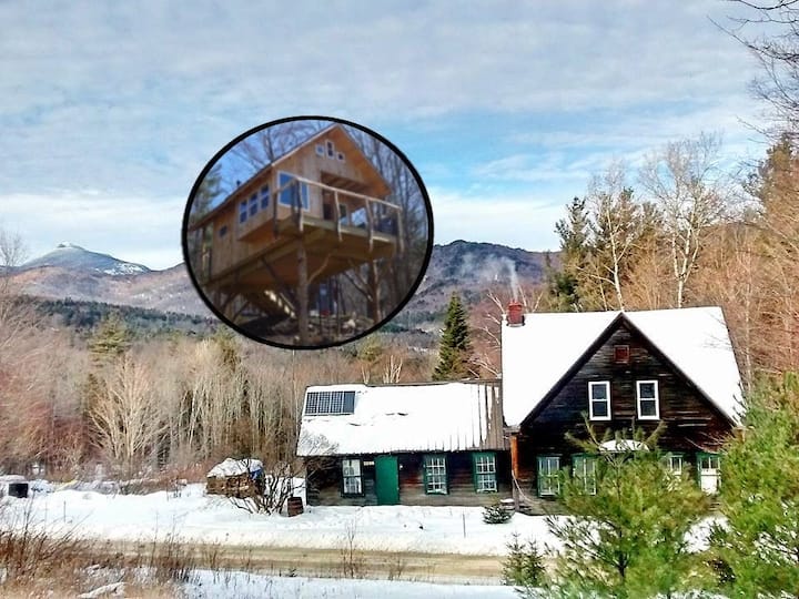 Cozy Treehouse And Home Sleeps 10! Amazing Views! - Camel's Hump State Park, Duxbury