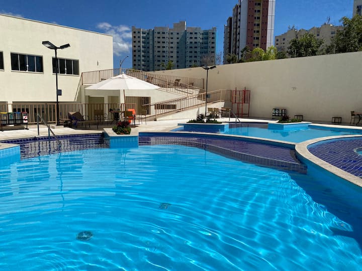 Flat Com 04 Piscinas De áGua Quente E 01 Fria! - Caldas Novas