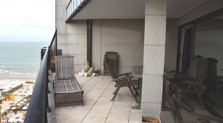 Luxury Apt 4p, 20m² Sunny Terrace & Harbor/seaview - Blankenberge