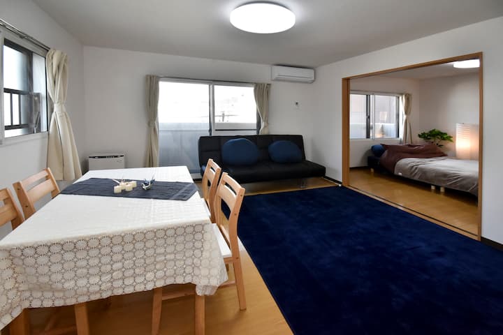 2min Substa,10min To Sapporo. Large 45㎡ Room! - 삿포로시