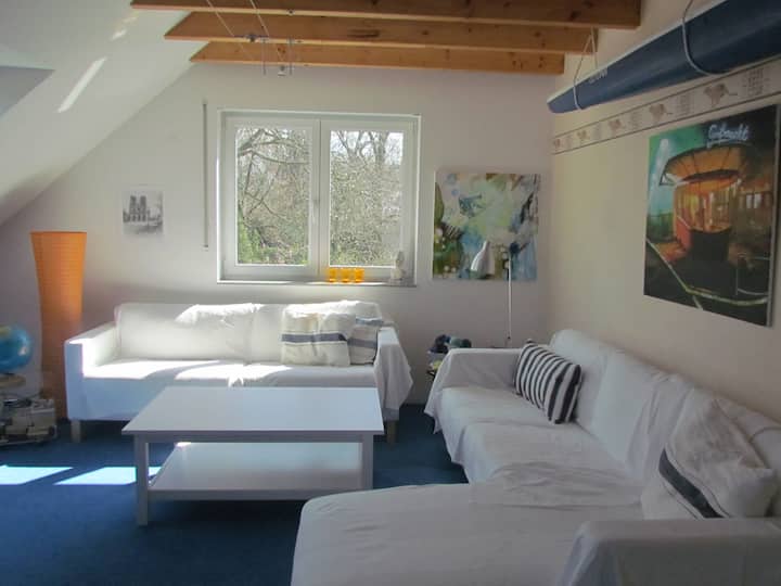 Großes, Helles Zimmer Auf Zwei Ebenen Mit Balkon - Bonn