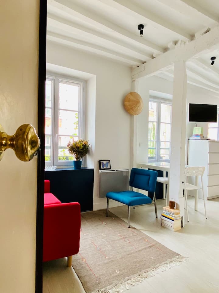 Charming Onebedroom Flat In Canal Saint Martin - Paris