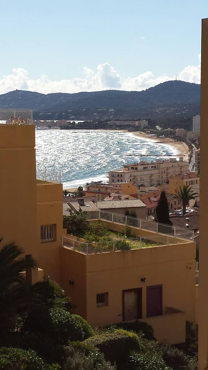 Beau Studio Vue Mer. - Plage du Lavandou