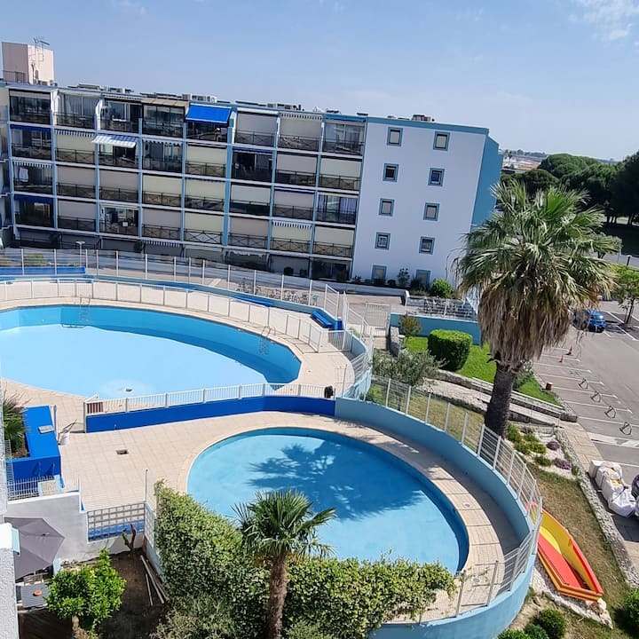 Appartement Cosy Grau Du Roi, Avec 2 Piscines - Port Camargue