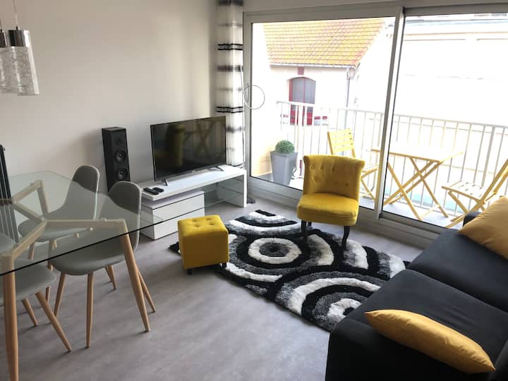 Studio-cabine, Balcon Vue Mer, Rue St Jean - Le Touquet-Paris-Plage