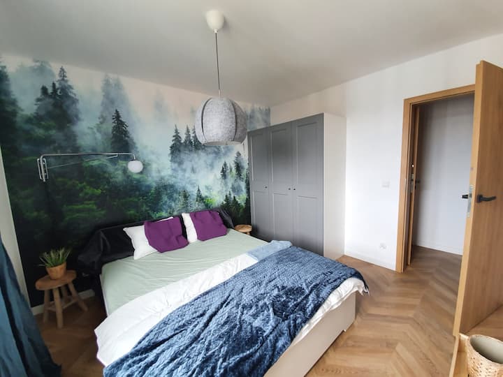 Wygodny Apartament W Relaksujących Kolorach. - Wrocław
