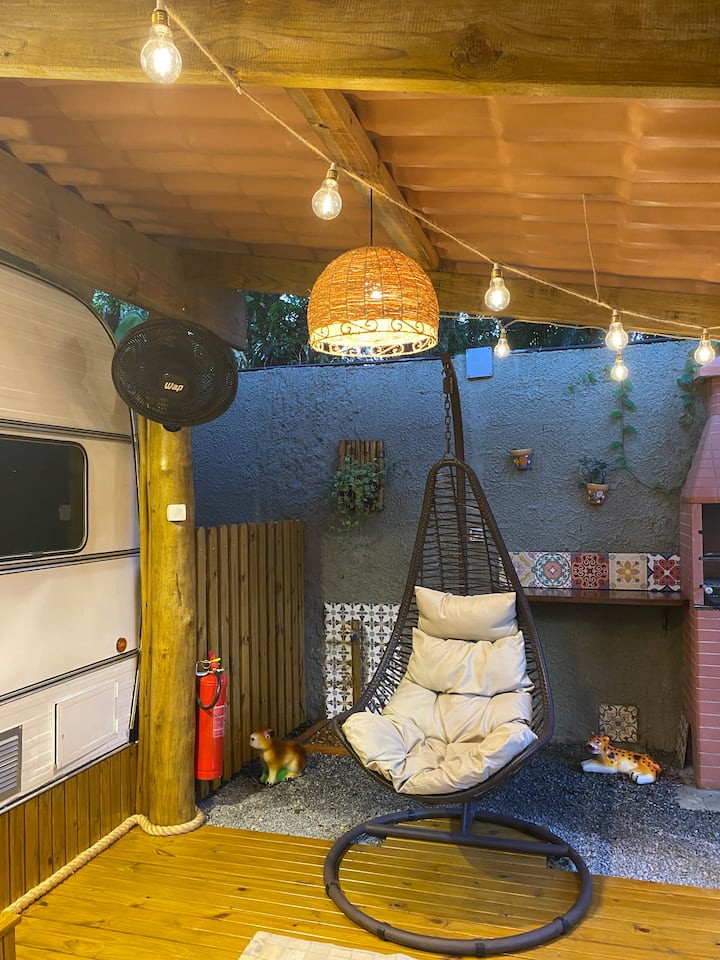 Casa Trailer Camburi, 3 Minutos Da Praia. - São Sebastião