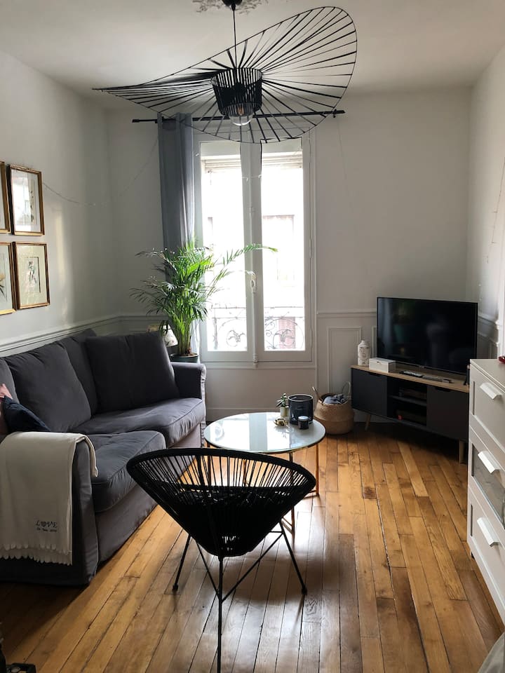 Appartement Cosy, Métro Ligne 8 ÉCole Vétérinaire - Alfortville
