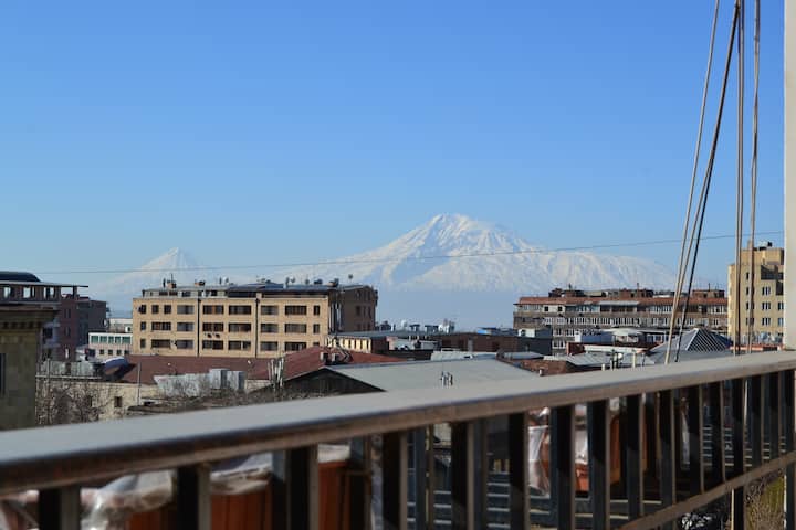Central, Modern Flat With Ararat View From Balcony - Yerevan
