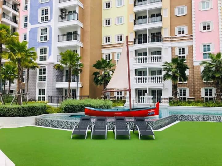 New Lovely 1 Br Condo With Pool B314 - Pattaya