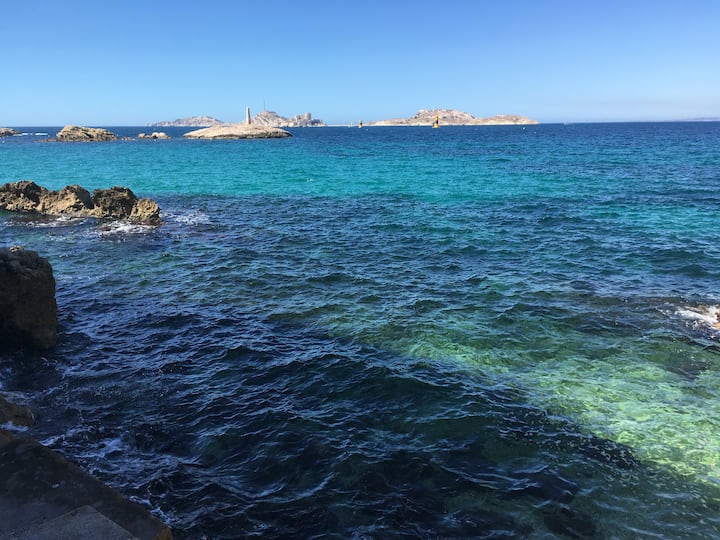 Appartement Ancien/moderne Au Bout D'endoume - Marseille