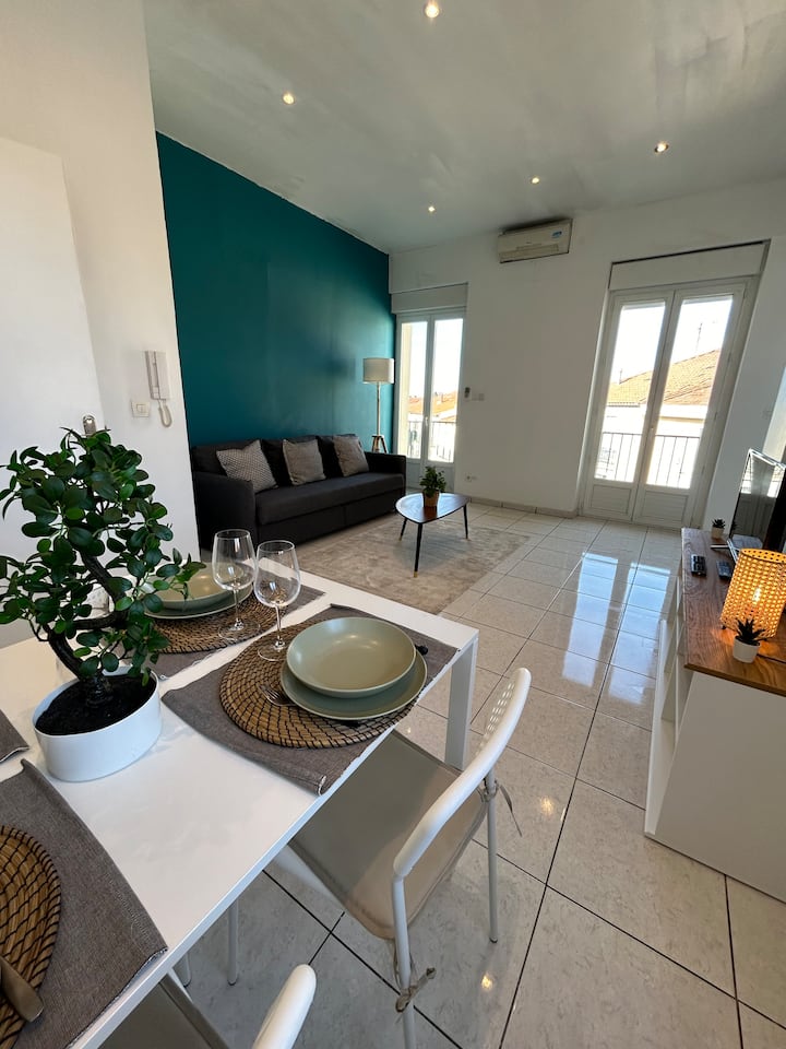 _beziers Centre_wifi_clim_balcon_ 12min Plages - Béziers