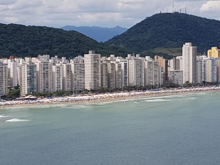 Apto Completo, Pé Na Areia, Com Maravilhosa Vista! - Guarujá