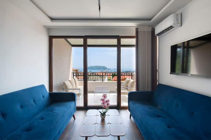 #8 Top Floor 2bdr Apart With Pool&terrace&sea View - Montenegro