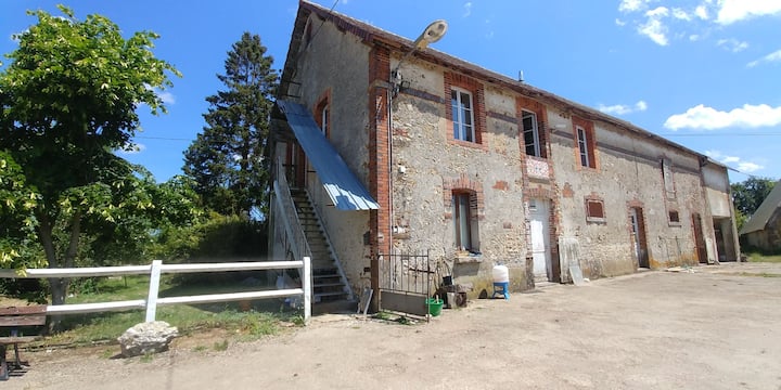 Chambre éCo à La Ferme Bleue - Saint-Fargeau
