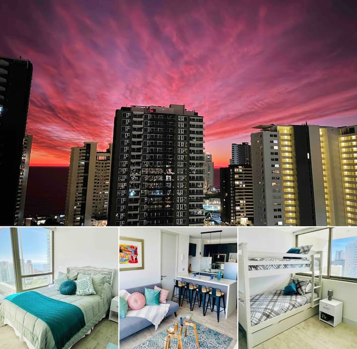 Hermoso Departamento En Concón, 2 Habitaciones - Concón