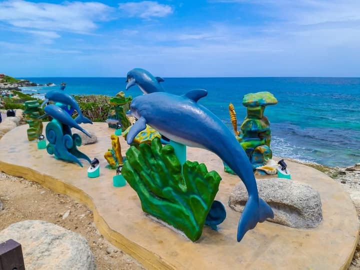 Isla Mujeres Departamento, Hasta Para 6 Personas. - Isla Mujeres