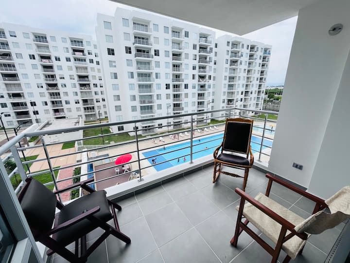 Comfortable And Beautiful Apartment With Pool. - Girardot