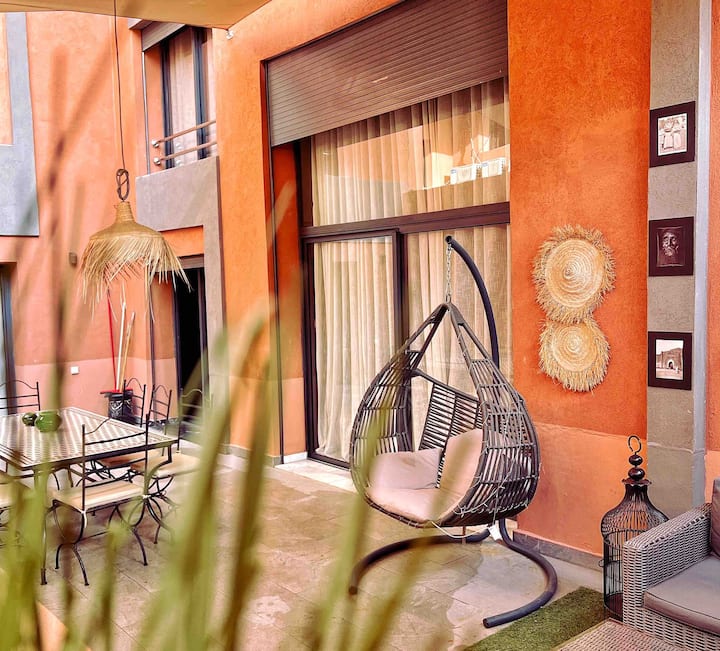 Cosy Duplex, Swimming Pool And Gym. Hyper Center - Marrakech