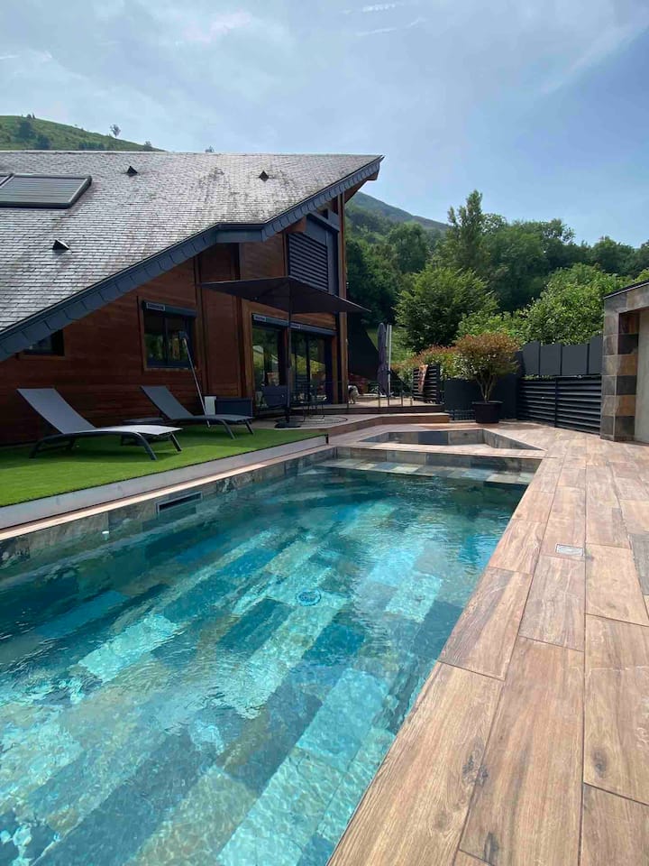 Maison D'architecte Avec Piscine "Bali" - Argelès-Gazost