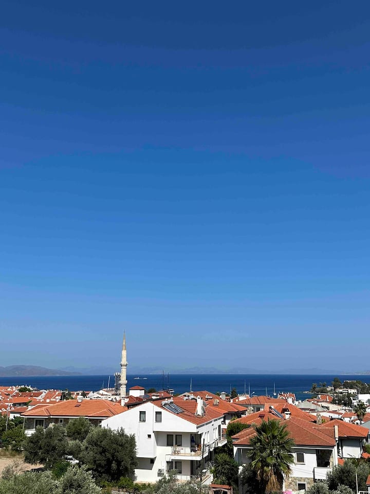 Datça Merkezde Deniz Manzaralı 2+1 Daire 3 - Datça