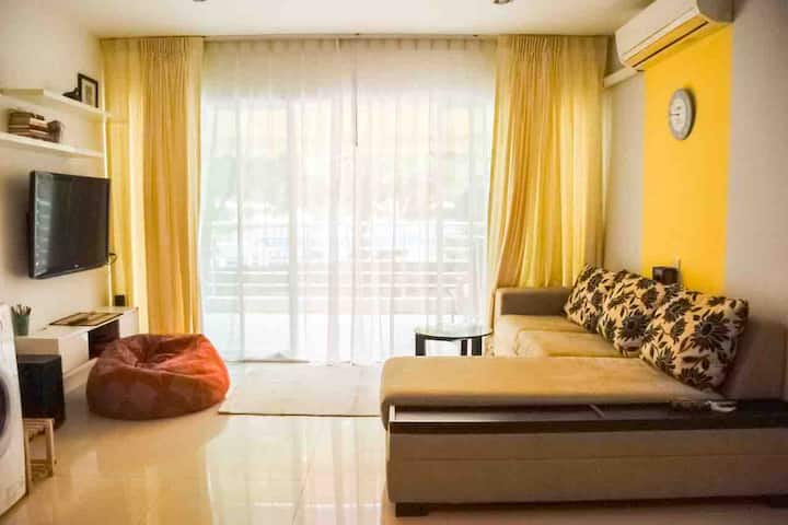 Кондо 2 спальни, в 600 м от моря - 芭達雅