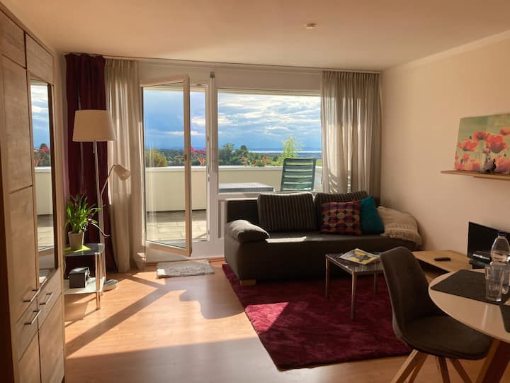 Hübsches Apartment Mit Großartigem Blick - Tettnang