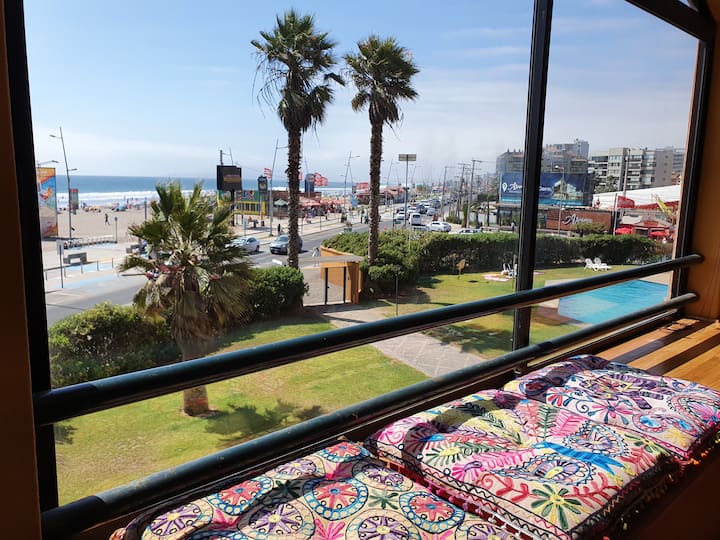Amplio Depto 120m2 C/ Terraza Frente Av. Del Mar - La Serena