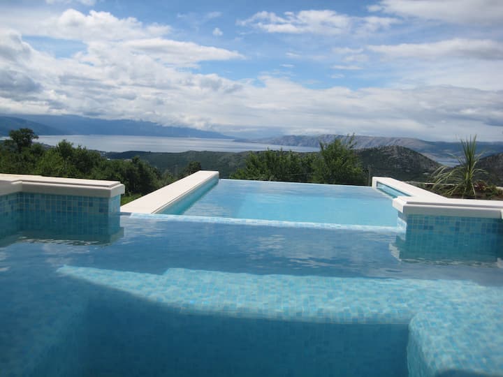 Luxury 5* Stone Villa Edera - Selce, Horvátország