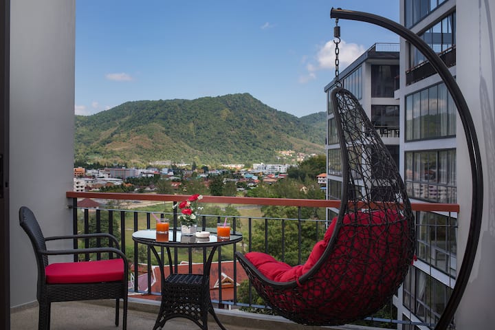Luxurious  Studio With Mountain View @ Beach- 650m - Phuket