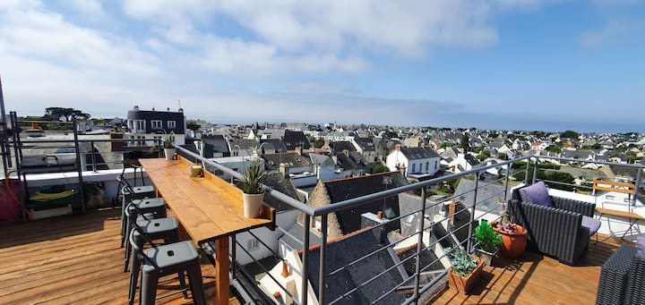 Appartement, Terrasse Vue Mer, Plein Centre - Quiberon