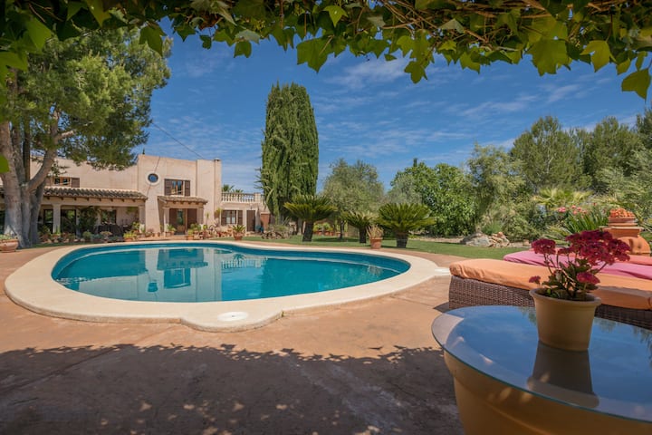 San Vincente - Haus Mit Grosser Terrasse Und  Pool - Sa Pobla