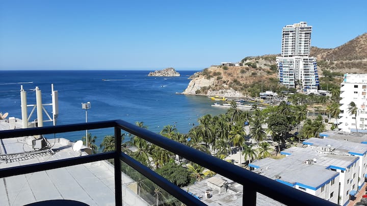 Apartamento En Rodadero Con Vista Al Mar - Santa Marta