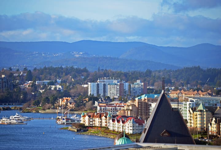 Sub-penthouse19th Fl. S.w.180 Degree Ocean View Overlooking The Inner Harbour . - Victoria