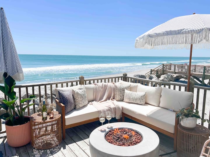 Bohemian Oceanfront Family Getaway In Cb! - Carolina Beach, NC