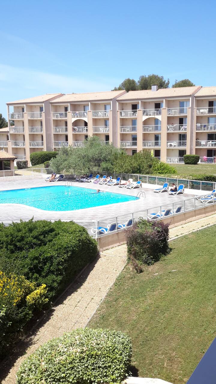 Studio Piscine Vue Panoramique. - Balaruc-les-Bains