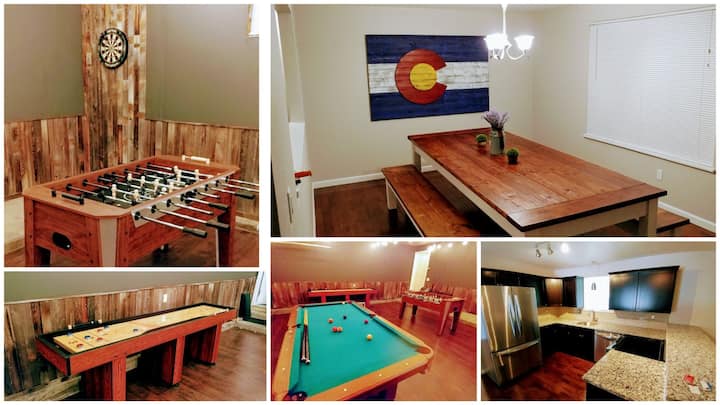 ★Modern 6 Bedroom Home With Game Room★ - Wheat Ridge, CO