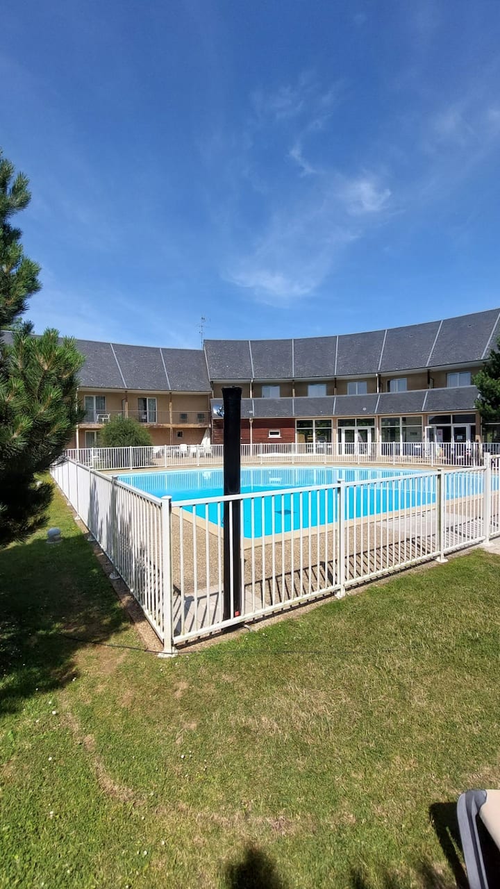 Appart. à 2 Pas D' Honfleur, Piscine Et Terrasse - Normandía