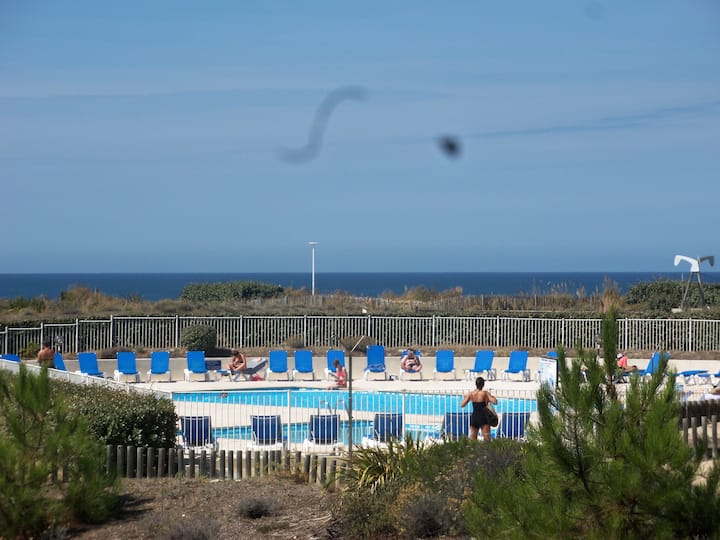 Appart T2 Avec Terrasse Vue Sur Mer - Lacanau