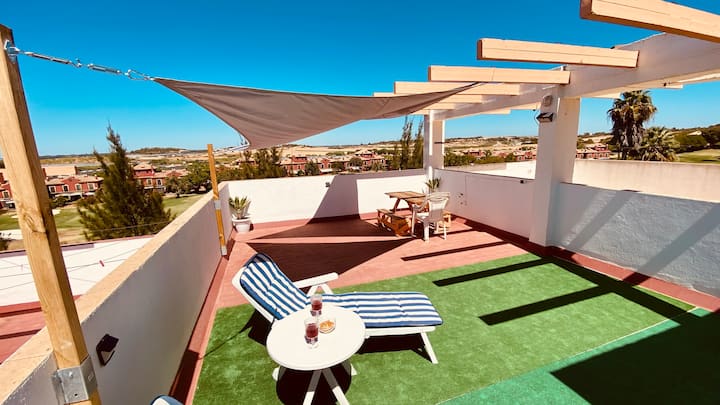 ÁTico A 600m De La Playa. Wifi, Pádel Y Piscina. - Islantilla