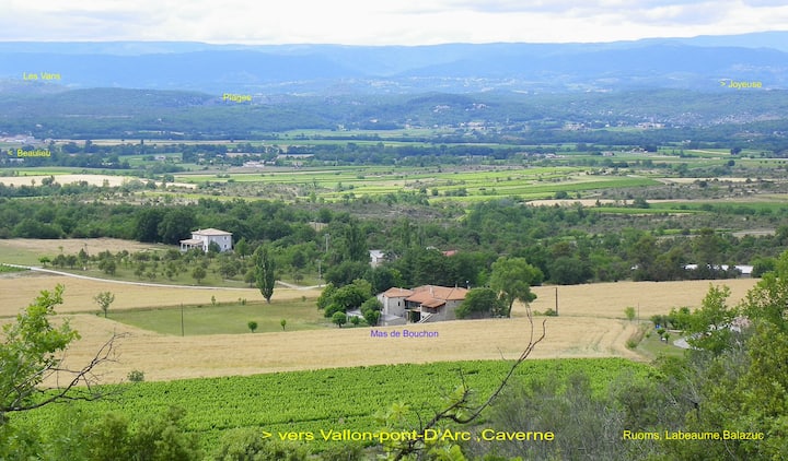 Gite Mas De Bouchon Sud-ardéche,calme,nature - Parc national des Cévennes