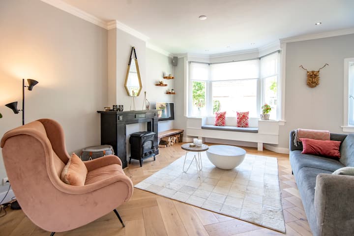 Bright, Stylish, Cozy Familyhouse 4 P, 3br - Amsterdam