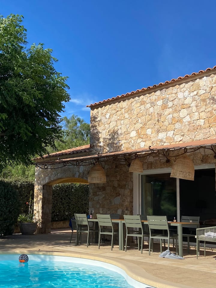 Maison Climatisée Piscine 4 Chambres Lumio Vue Mer - Lumio
