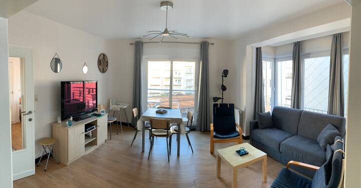 Appartement à La Mer Coxyde 4/6 Pers Plage à 20m - La Panne