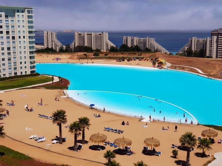 Modern Apartment For 6 - Full Tech - Algarrobo