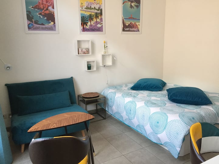 Studio Riviera Vintage 50 M Gare, Plages - Saint-Raphaël