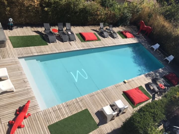 Studio De Charme Dans Villa Avec Spa,piscine - Cassis
